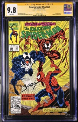 Amazing Spider-Man #362 Marvel Comics CGC SS 9.8 Signed Mark Bagley | eBay