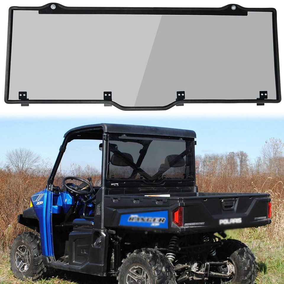 Ranger UTV Rear Windshield Back Window For Polaris Ranger XP 1000/Crew ...