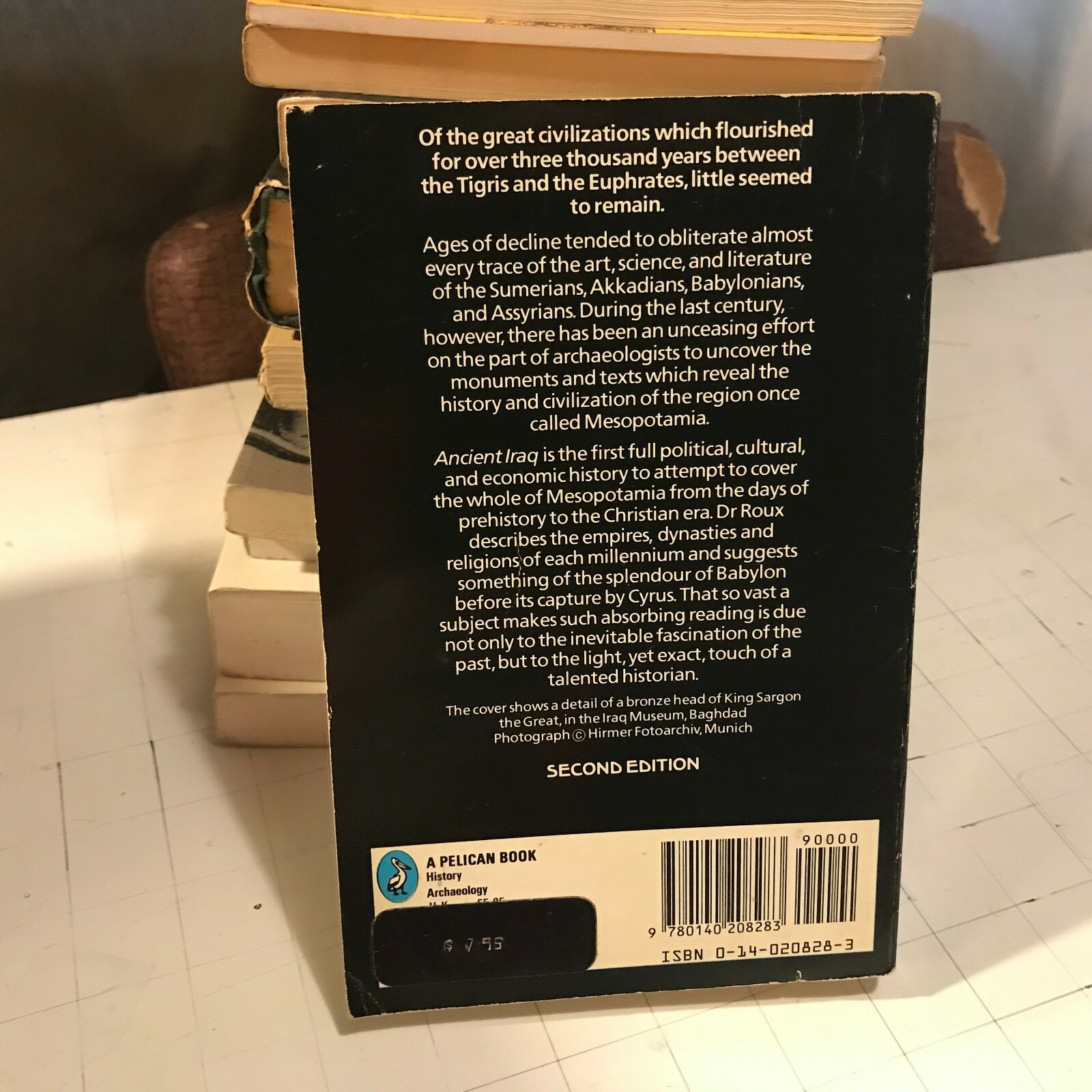 Ancient Iraq Georges Roux pb pelican art history 2nd ed 1986 sumerian ...