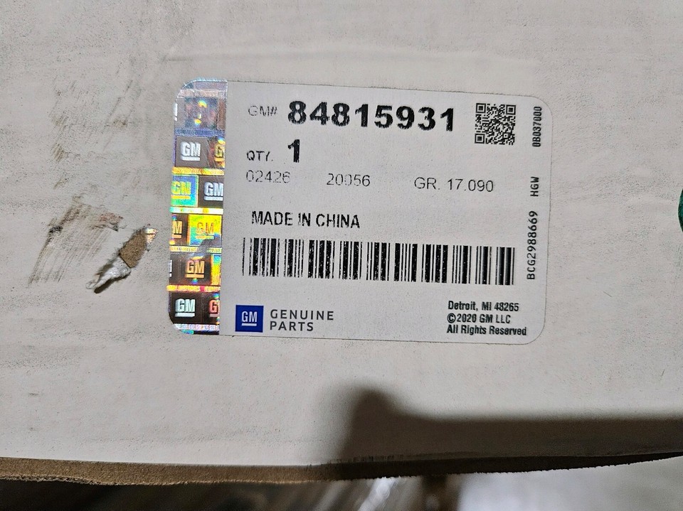 NEW OEM GM 19-24 Chevy Silverado GMC Sierra Soft Tonneau Cover 6'6 ...