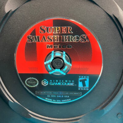 Super Smash Bros Melee Nintendo GameCube Clean Disc Tested Disc Only ...