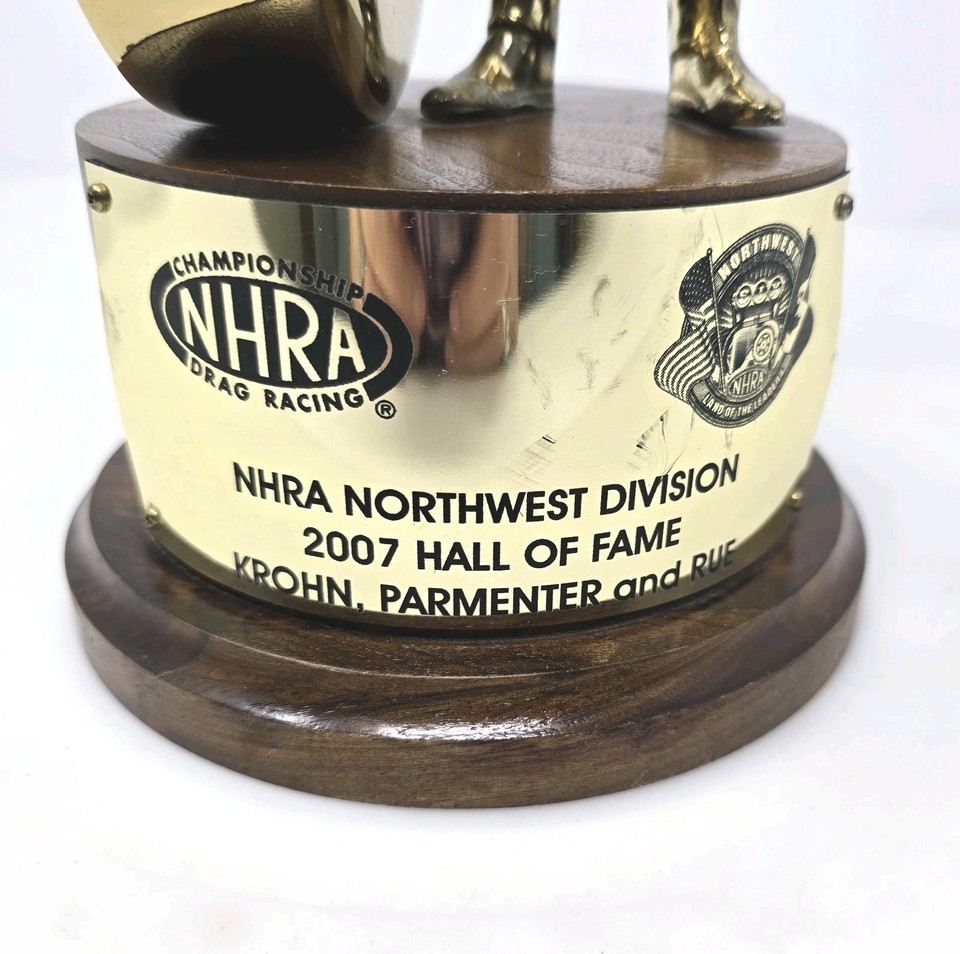 NHRA The Wally Trophy 2007 Northwest Division 6 Hall Of Fame Winner ...