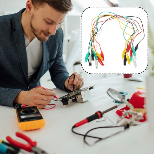 10 Pcs Test Wire Kit Jumper Wires Collection with Clips | eBay
