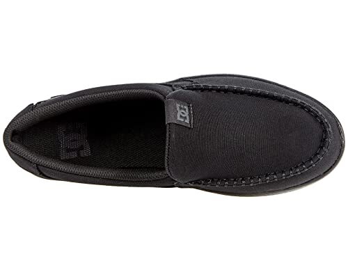 DC Men's Scoundre Slip-On Casual Skate Shoe Black/Black/Black 9 D ...