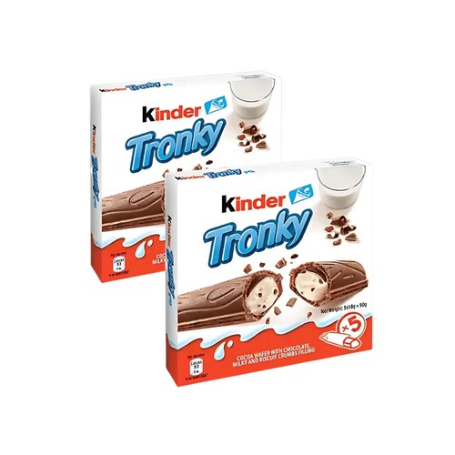 Kinder Tronky 2 x T5 Pack 10 bars FREE Royal mail Tracked 48 Delivery ...