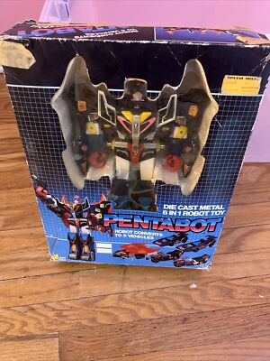 Vintage 1982 Pentabot Royal Condor Transformers Not-Complete Die Cast ...