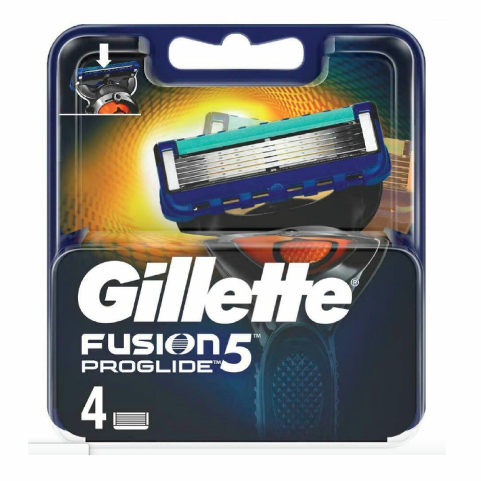 Gillette Fusion 5 Proglide Power Blades Packs Of 8 ,4 and 2 Genuine UK ...
