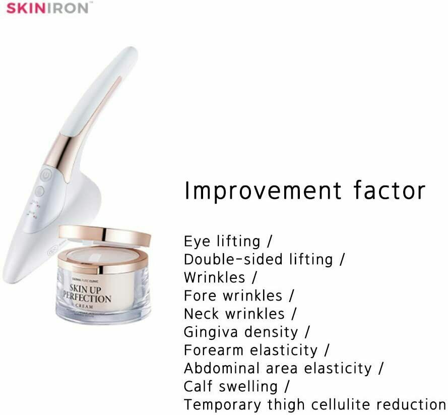 DPC Derma Pure saggy SKIN-IRON Massager Face Facial body + Cream Eye ...