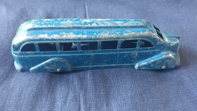Vintage Collectible Diecast Metal Masters Co Toy Bus Made In USA Blue ...