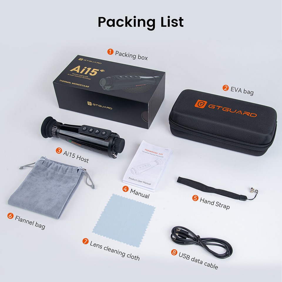 Ai15 Thermal Imager Night Vision Monocular Hunting Camera Heat Imaging ...