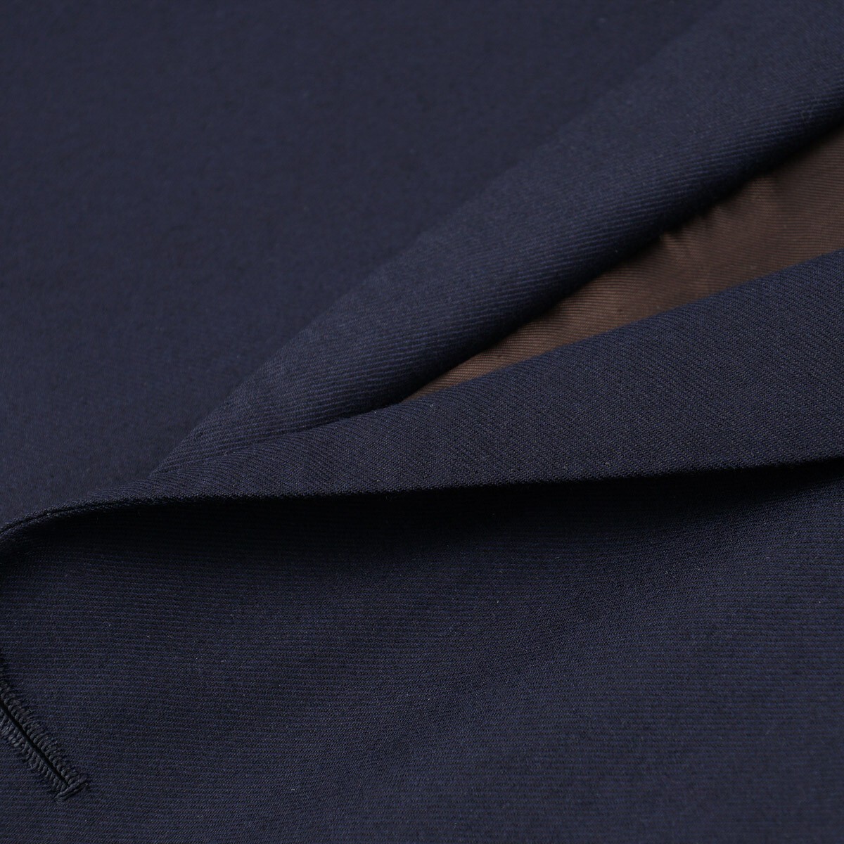 Oxxford Regular-Fit Solid Dark Ink Navy Blue Super 140s Wool Suit 46R ...