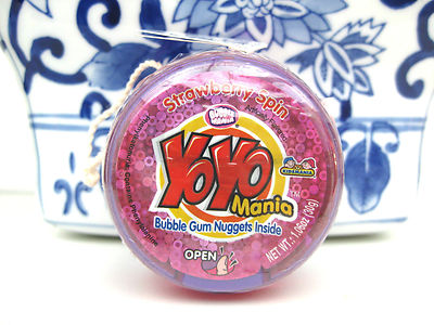 Yo Yo Mania Novelty Candy Toy, Kidsmania Bubble Gum Nuggets inside ...