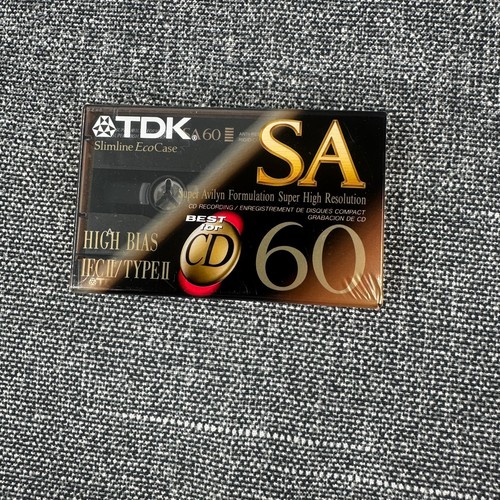 TDK SA60 High Bias Type II Audio Cassette Tape JAPAN NEW | eBay