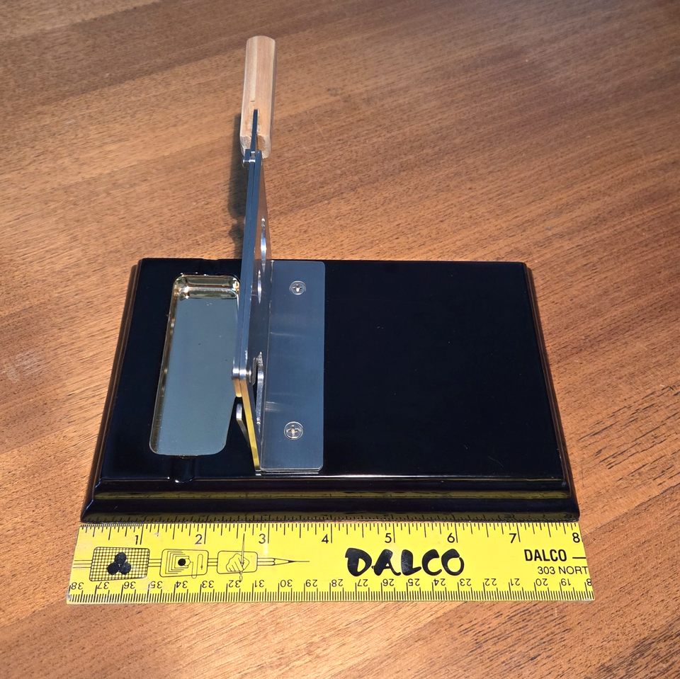 Table Top Cigar Cutter, Butcher, Guillotine by Cuban Crafters Black ...