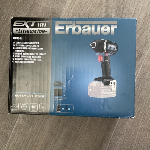 ERBAUER EID18-LI 18V LI-ION EXT BRUSHLESS CORDLESS IMPACT DRIVER - BARE ...
