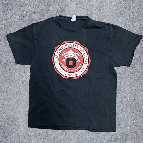 University of Utah College Shirt Mens XL Black | eBay