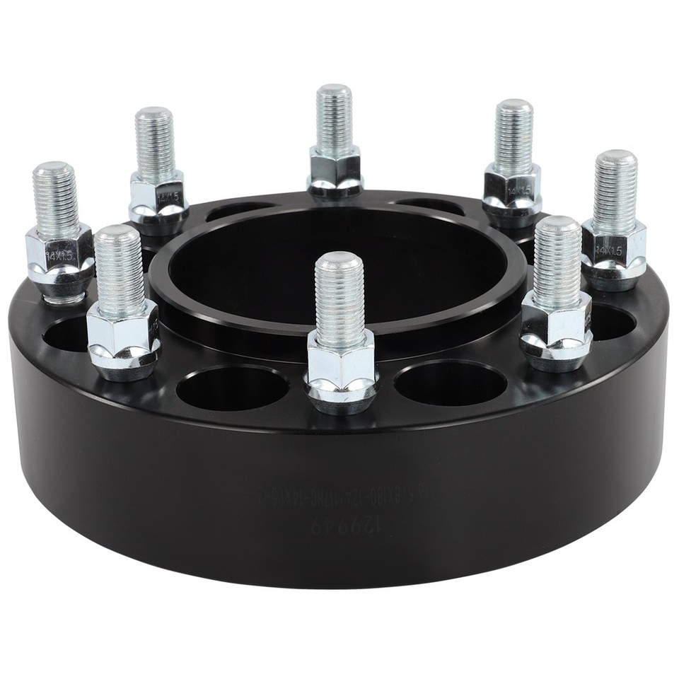 4x 8x6.5 2" Hub Centric Conversion Wheel Adapters to 8x180 For Hummer ...