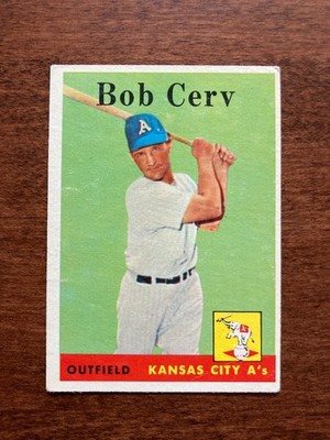 1958 Topps #328 Bob Cerv, Low Grade | eBay UK