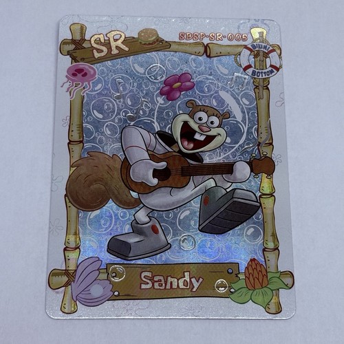 Sandy - SpongeBob Trading Card TCG Animation SR-005 Holo Foil Kabao Tc5 ...