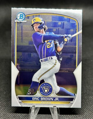 2023 Eric Brown Jr. Bowman Chrome Prospect Milwaukee Brewers #BCP-41 | eBay