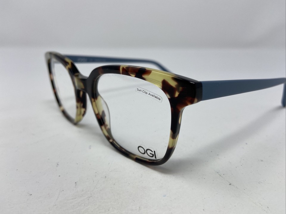 OGI Japan UFF DA/192 47-20-145 Demi Amber Plastic Full Rim Eyeglasses ...