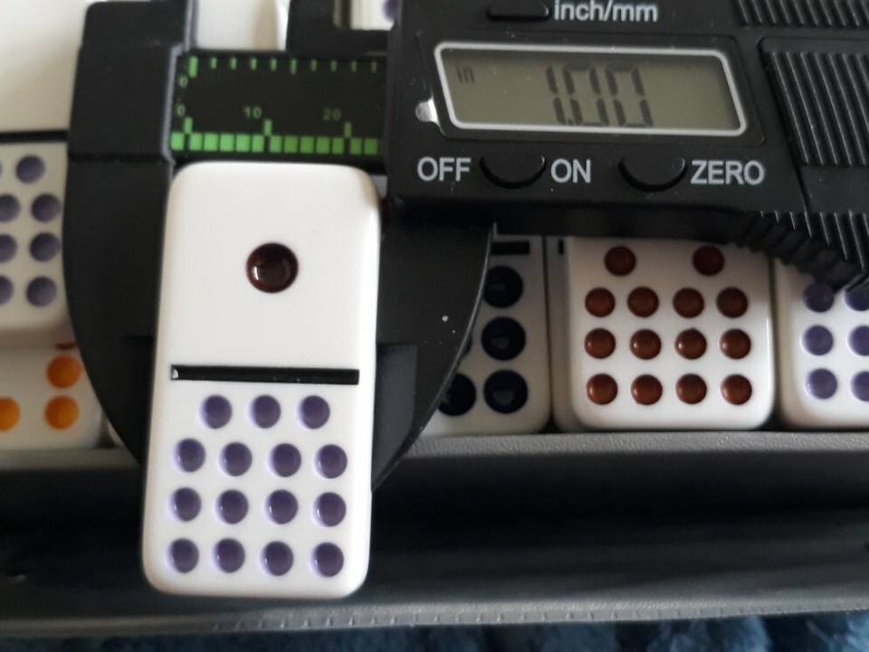 REPLACEMENT DOMINOES CARDINAL DOUBLE 15, SINGLE BONE SALE, READ ...