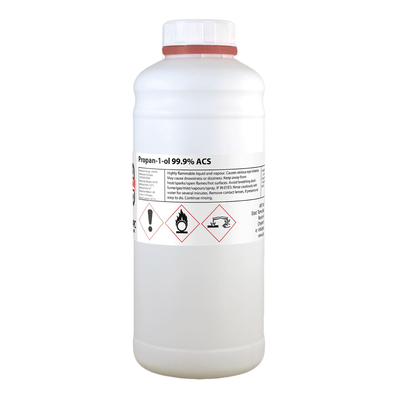 Propan-1-ol 99.9% ACS 1 Litre (n-Propanol) *Free P&P by ADR Courier* | eBay