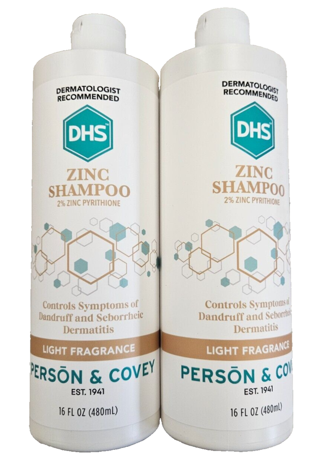 DHS ZINC Shampoo for Dandruff Control 16oz ( 2 pack ) -- NEW LOOK ...