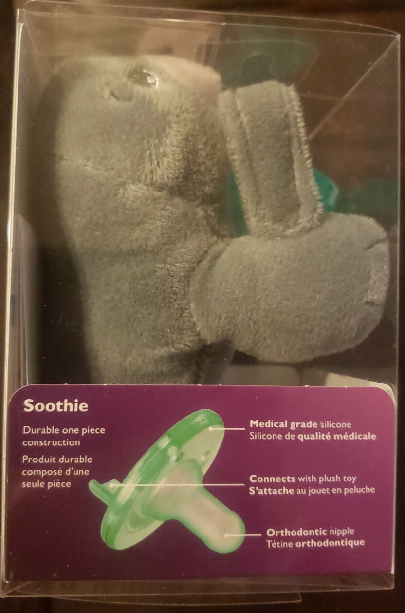 Philips Avent Seal Pacifier Soothie Snuggle Plush ( 0 -3 m ) NEW | eBay
