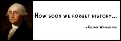 Wall Quote - George Washington - How Soon We Forget History. | eBay