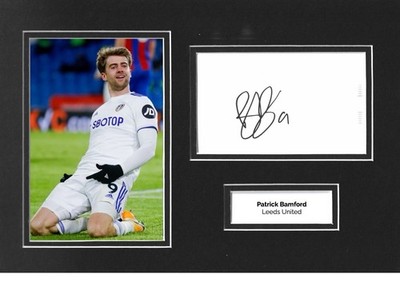 Patrick Bamford Signed 12x8 Photo Display Leeds United Autograph COA | eBay