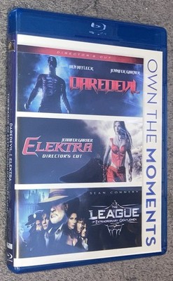 Daredevil 2003/Elektra 2005/League of Extraordinary Gentlemen 2003 Blu ...