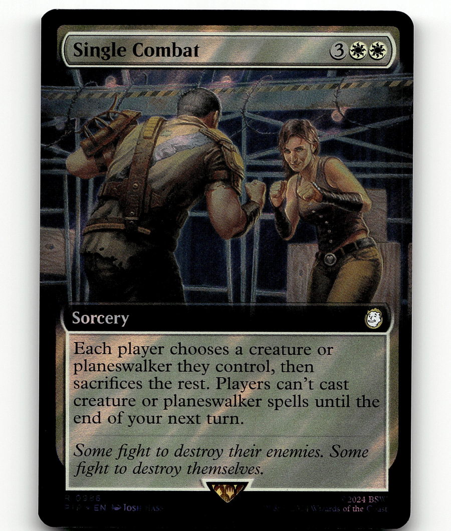 MTG Single Combat (Extended Art) (Surge Foil) - Universes Beyond ...