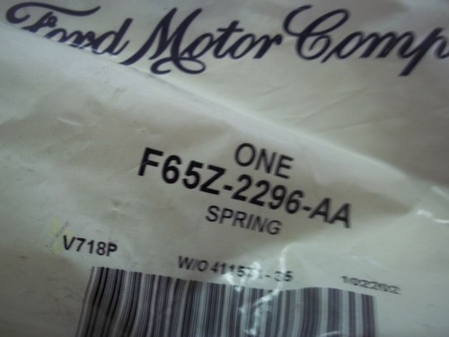 GENUINE FORD BRAKE SPRING PART NUMBER F65Z-2296-AA | eBay