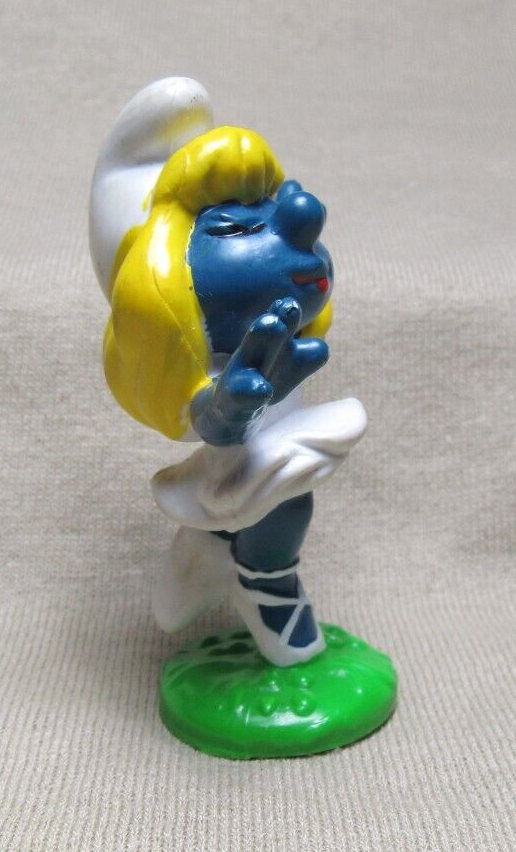 Smurfs 20098 Ballerina Smurfette Dance Smurf Vintage Figure Toy PVC ...