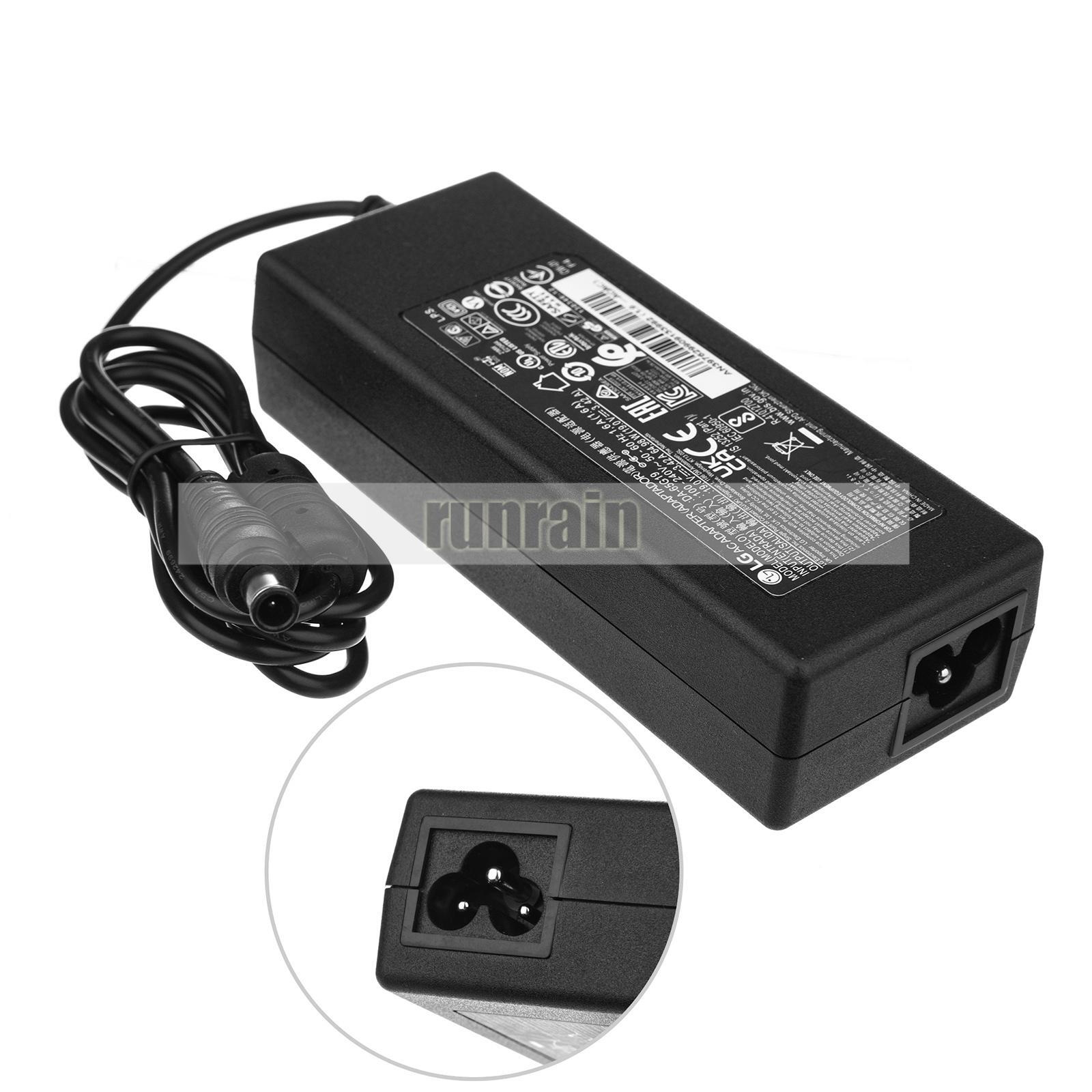 LG 19V 3.42A Monitor Switching AC Power Adapter DA-65G19 for LG 32UN650 ...