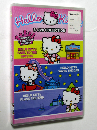 Hello Kitty (3-DVD 1987 Collection) NEW/SEALED 15 episodes 80s buy 2 ...