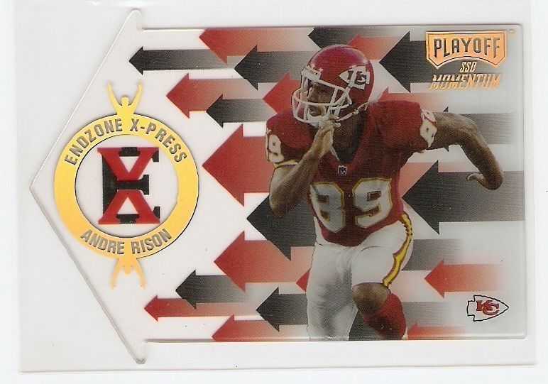 ANDRE RISON 1998 PLAYOFF MOMENTUM ENDZONE X-PRESS KANSAS CITY CHIEFS ...