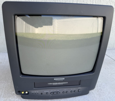 Curtis Mathes Tronics 13" CRT Gaming Color TV VCR Combo CMC13003 With ...