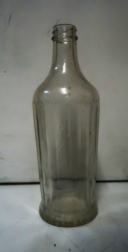 antique twist top 18 panel clear bottle Crown Prod. Corp. SF-LA 8 1/2 ...