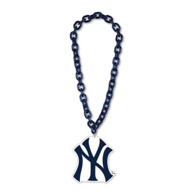 New York Yankees Big Chain Fan Necklace with Foam Logo [NEW] MLB Game ...
