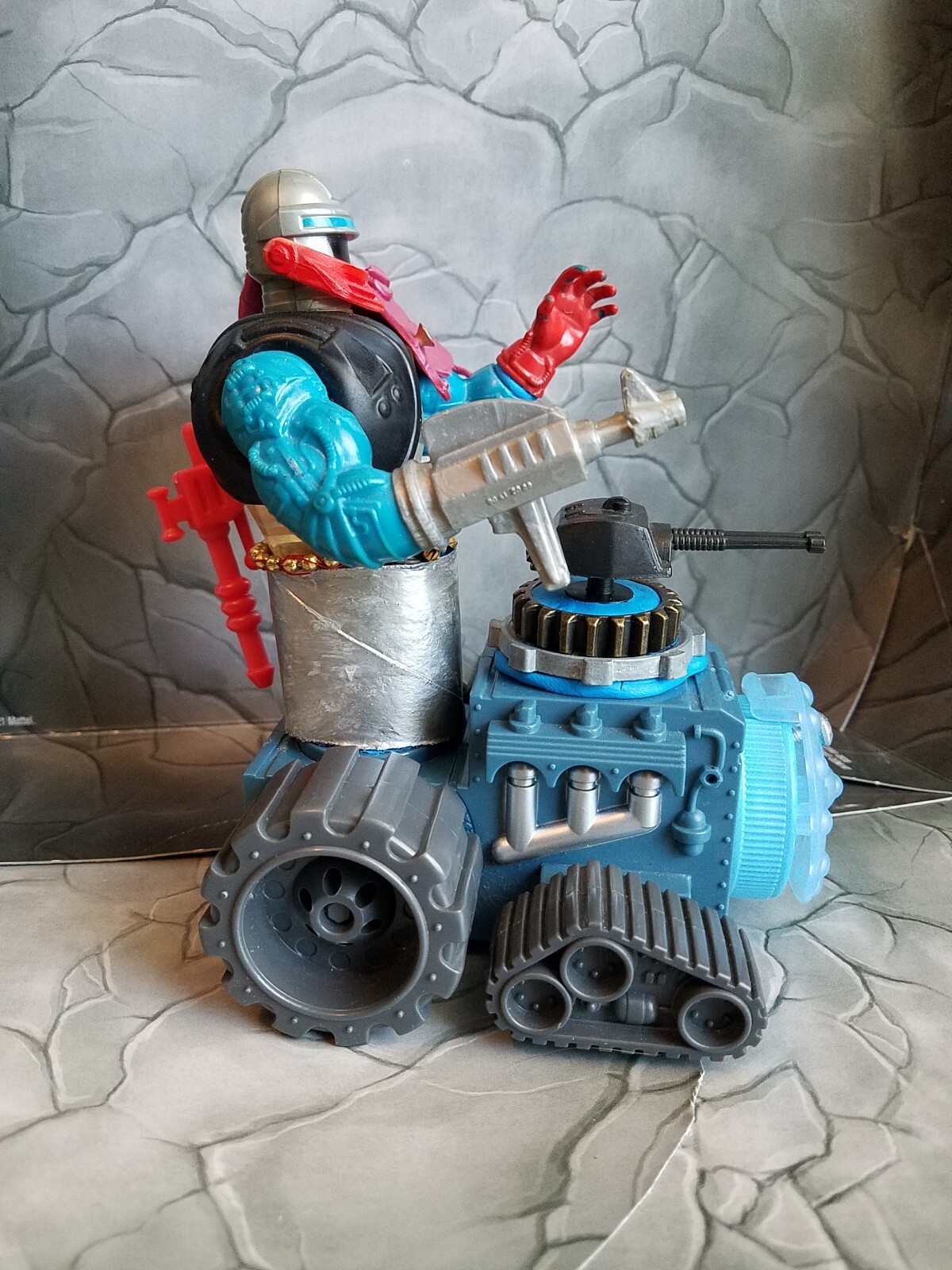 'Robo-Tank' 6" MOTU Vintage Roboto Custom Action-Figure, Display n ...