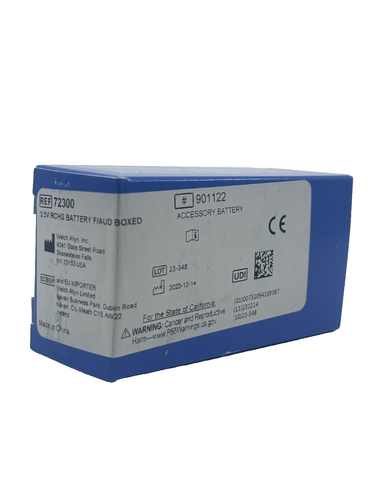Welch Allyn Original 72300 3.5V Rechargeable Battery - GOOD UNTIL 06/26 ...