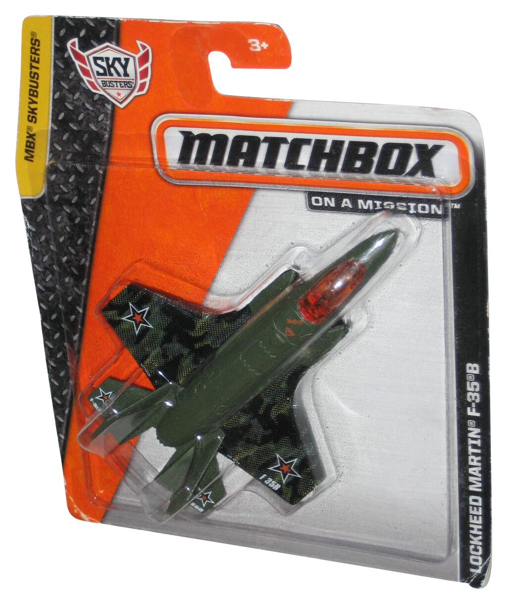Matchbox MBX Skybusters (2013) Green Lockheed Martin F-35 B Toy Plane ...