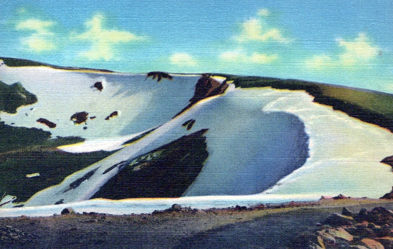 View at Fall River Pass Trail Ridge Road Rocky Mountain Park Colorado ...