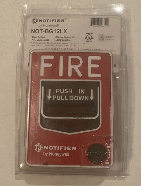 NOTIFIER Bg12lx Not-bg12lx Addressable Manual Pull Station Key for sale ...