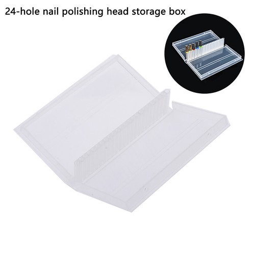 24 Holes Nail Drill Bit For Case Plastic Empty Storage Box Milling ...