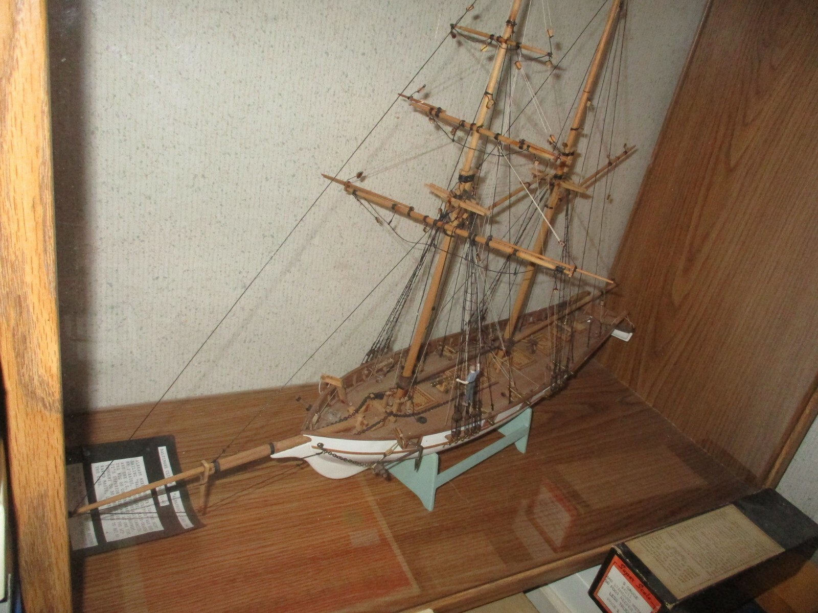 Albatross Built Wood Model Revenue Cutter 1:40 scale with cabinet, | eBay
