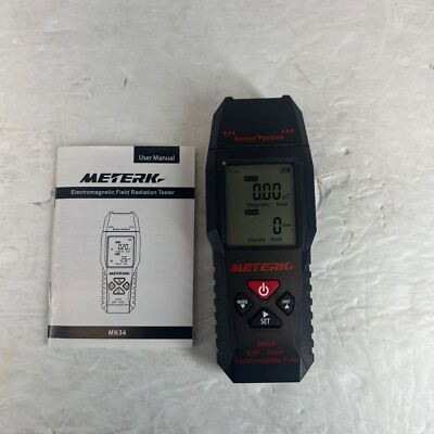 Meterk Digital LCD EMF Meter Detector Electromagnetic Field ...