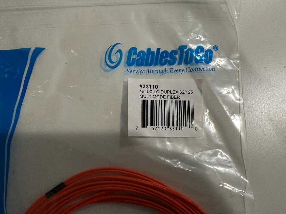Cables to Go 4m LC LC 62/125 Duplex Multimode Fiber Optic Cable #33110 ...
